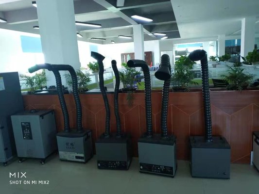 Cheap price  Smoke purifier single head and double head filter machine blue gray color supplier