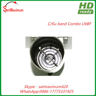 Digital HD ready 4K LNBF C+KU band 11300MHZ C/KU combo LNBF for Thailand market