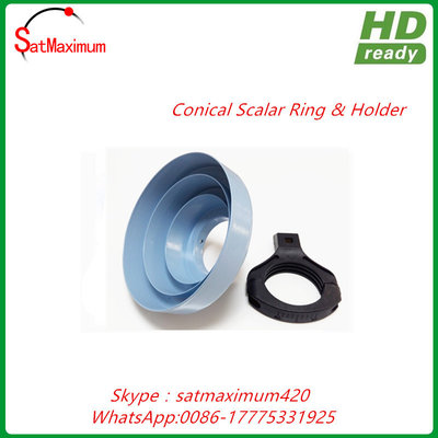 100% Aluminum Conical Scalar Ring Kit for Ku band offset dish get C band signal