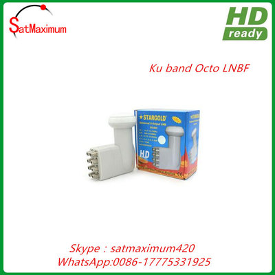 Ku Universal OCTO LNB with L.O.Frequency 9.75/10.6 GHZ 0.1dB Noise