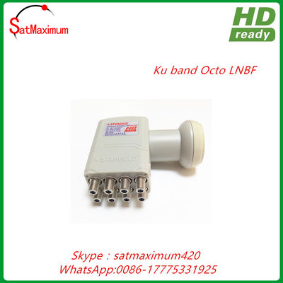 Ku Universal OCTO LNB with L.O.Frequency 9.75/10.6 GHZ 0.1dB Noise