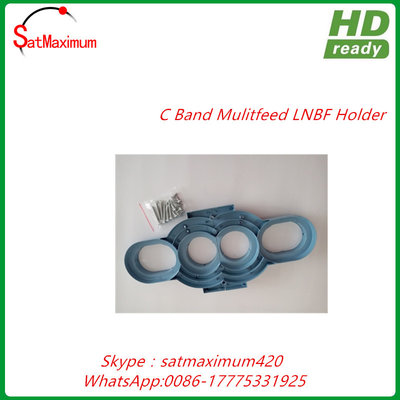 100% Aluminium C band Mulitfeed LNB holder for Fixed 4 LNBF