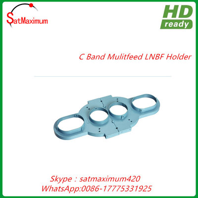 100% Aluminium C band Mulitfeed LNB holder for Fixed 4 LNBF