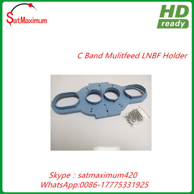 100% Aluminium C band Mulitfeed LNB holder for Fixed 4 LNBF