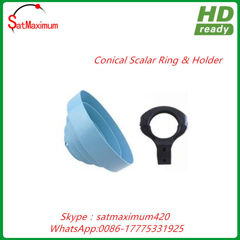 Good quality Conical scalar ring with LNB holder for ku band dish antenna