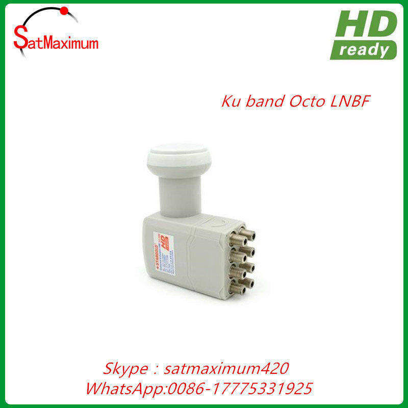 Ku Universal OCTO LNB with L.O.Frequency 9.75/10.6 GHZ 0.1dB Noise