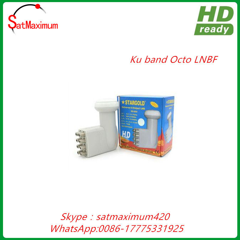 Universal Octo LNB KU Band 8 output LNBF for satellite dish TV