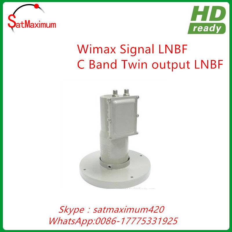 C band Wimax Signal solution way 5150MHZ Twin Output LNBF with 3.7-4.2GHZ