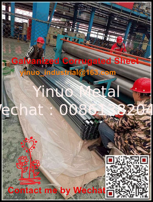 China Manufacturer Hot Dipped Galvanized Corrugated Sheet 0.4mm