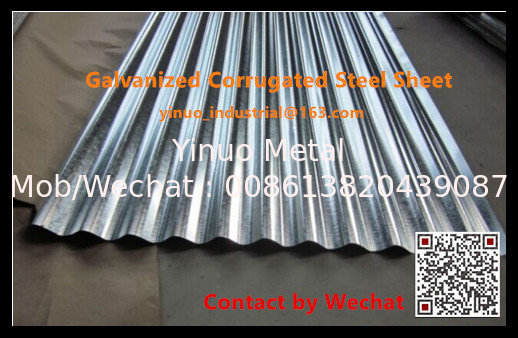 China Manufacturer Hot Dipped Galvanized Corrugated Sheet 0.4mm