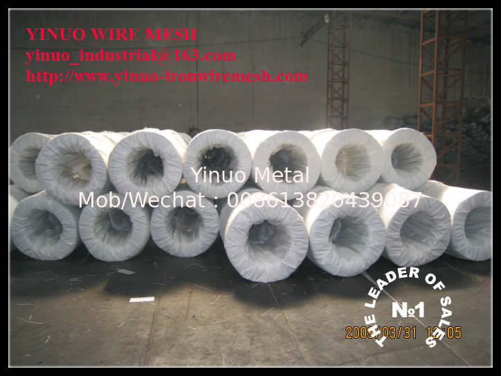 Yinuo Factory Galvanized Wire , GI Wire export to UAE Woven bag packing