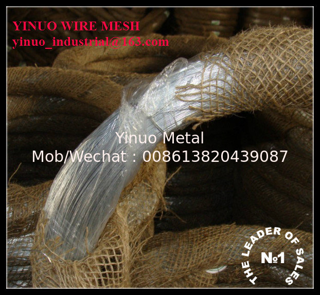 ISO Galvanized Iron Wire Factory Galvanized Steel Wire q195 2.3mm bright