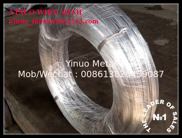 Silver Color Zinc Plate Galvanized Wire with factory price 25kg/coil