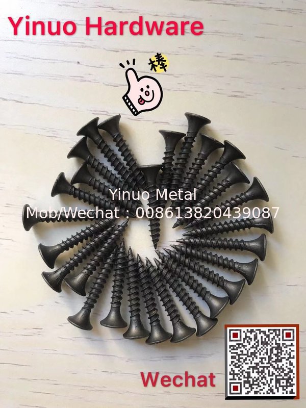 Grey Phosphate Fine Thread Drywall Screw with Small Color Boxes Packing