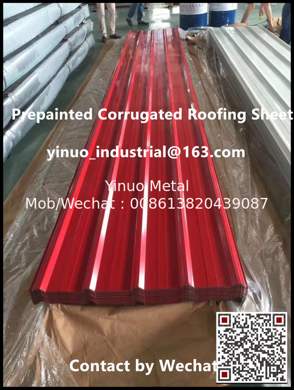High Quality PPGI Corrugated Metal Roofing Steel Sheet 0.15-0.8mm China Supplier