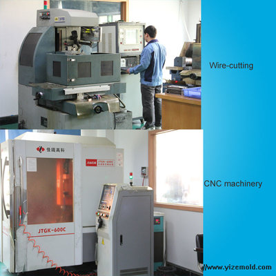 EDM wire cutting mold parts--custom mold parts of YIZE have professional wire cutting shop