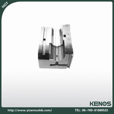 The customized precision connector mold parts in YIZE have high grinding precision