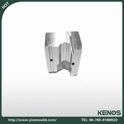The customized precision connector mold parts in YIZE have high grinding precision