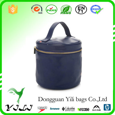 Portable leather Cosmetic bag makeup bag Make-up kit cosmetics case storage bag