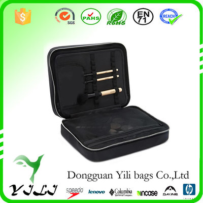 Portable leather Cosmetic bag makeup bag Make-up kit cosmetics case storage bag