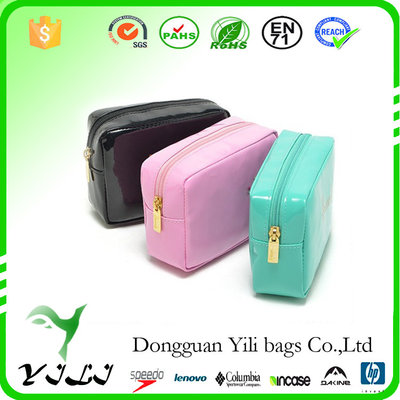 Cosmetic Bag Set in bling cosmetic bag, golf tee bag, tee bag