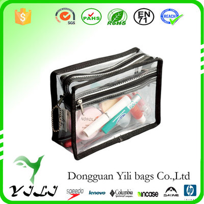 Cosmetic Bag Set in bling cosmetic bag, golf tee bag, tee bag