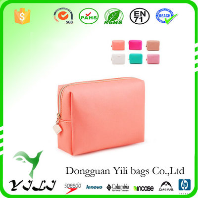 Candy Color Women's Cosmetic Bag Small Bags For Cosmetic Nylon Water Proof Cosmetic Bag Clutch Small