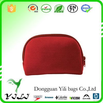 Makeup bag with separate compartment for your eye brushes or eye/lip pencils