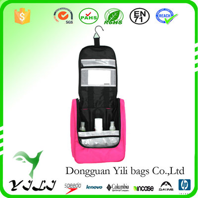 Makeup bag with separate compartment for your eye brushes or eye/lip pencils