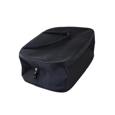 Cosmetic bag with mesh window,made of 600D nylon, large capacity,OEM welcome