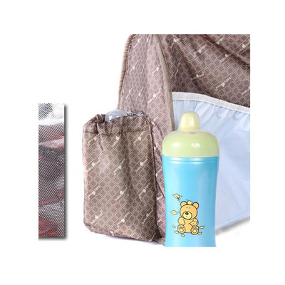 Leather diaper bag,made of good PU leather,For mother on the go,portable,OEM welcome