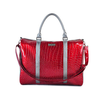 Leather diaper bag,made of good PU leather,For mother on the go,portable,OEM welcome