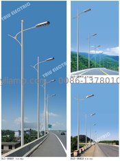 China 9M galvanized Taper seaside anti-corrosion outdoor stainless steel street lighting pole with 120W LED lamp supplier