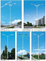 China 10Meter city roadgalvanized shockproof double arm Q235 steel 250W high pressure sodium lamp street light supplier