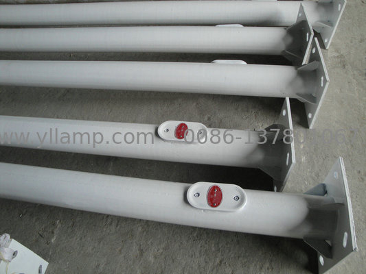 10m Q235 steel single arm and double arm conical hexagonal octagonal polygonal street light pole supplier