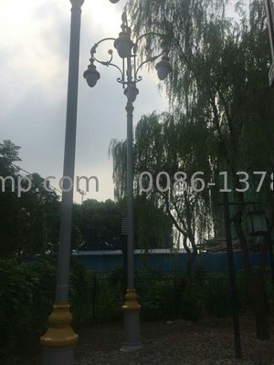 7M-10M Eureapean style steel landscape modern led street light with aluminum base supplier