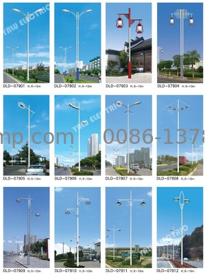 4m 6m 8m 10m galvanized steel hexagon poles and galvanized octagonal street light poles with CE ROHS supplier