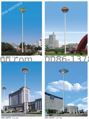 Q235 Basketball stadium outdoor hexagonal galvanized 200W LED 25M High Mast Light Pole with ladders supplier
