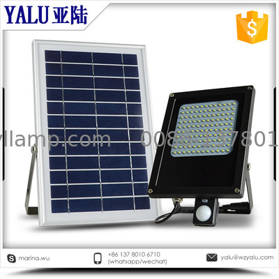 N500E F motion sensor 120 leds solar power waterproof IP 65 solar street flood light supplier
