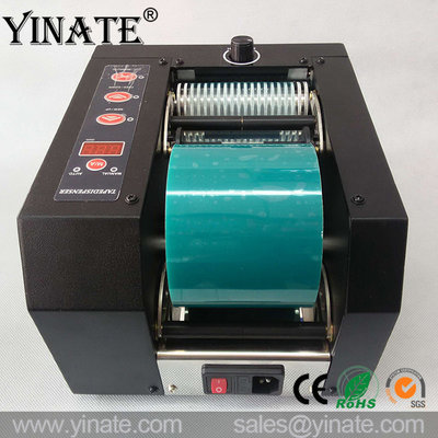 Black 25W 80mm GSC-80 Electronic Gummed Tape Dispenser Adhesive Webbing Cutter /Auto Cutting Tape Machine for Packing CE