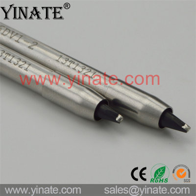101 mm Black Lead Free Apollo Seiko Iron Tip DN-16GDV10-BZ15 / DCN-16DV1-2 Soldering Tips Cartridge for Soldering Robots
