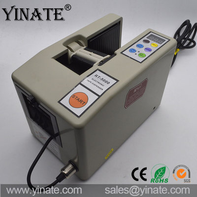YINATE 3 Programs Electronic Tape Dispenser RT5000 Automatic Packing Cutting Machine for 5~50mm Wide Tape CE Certificate