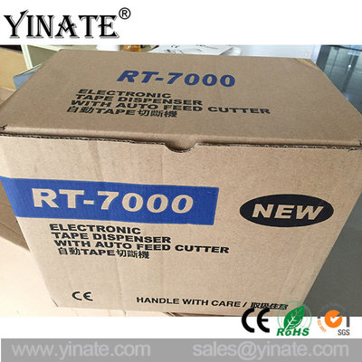 Double Rolls Tape RT-7000 Electronic Tape Dispenser for Packaging / Industrial Automatic Cutter Adhesive Tape Machinery