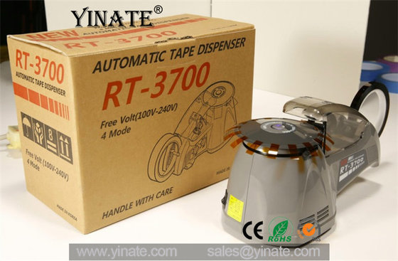 Grey RT-3700 Electronic Tape Dispenser for Packaging Automatic Packing Tape Machine 15mm~70mm Cutting length CE approval
