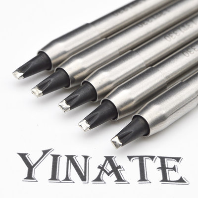 AC48V - 101mm Long Life Apollo Seiko Robotic Soldering Tips DN / DCN Series Iron Cartridge Apollo Seiko Replacement Tips