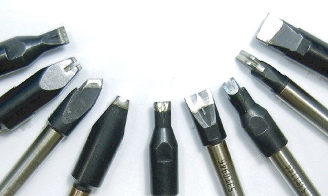Lead Free AC100V - 101mm Apollo Seiko Replacement Tips TS Series Iron Cartridge Apollo Seiko Robotic Soldering Tips