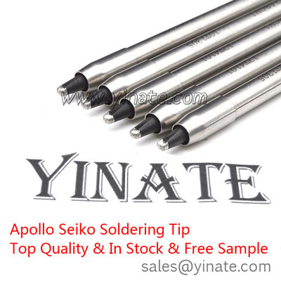DN-20GAV14-EZ15 / DCN-20BCV1 Welding Soldering Tips for Apollo Seiko Soldering Robot Apollo Seiko DCN Tips Black+ Silver