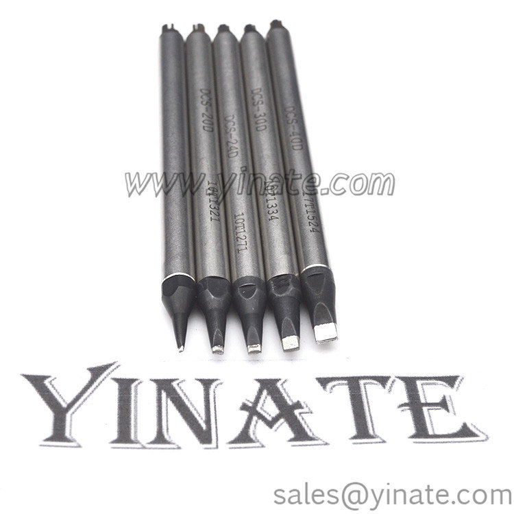 Long Life Black Tips DS-80PDS-E50 / DCS-80D Apollo Seiko Robotic Soldering Iron Tips for APOLLO SEIKO Soldering Robots