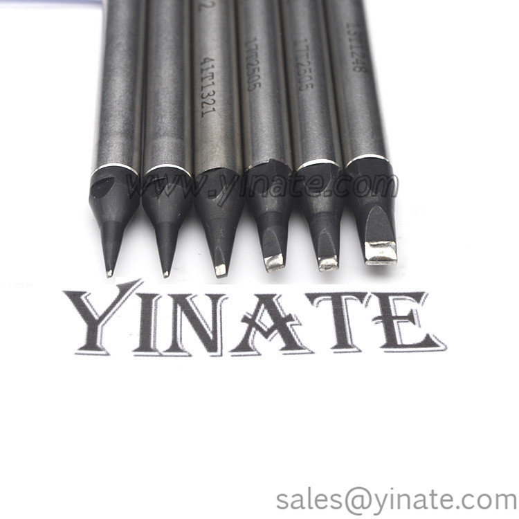 Lead Free - Black Tips - Apollo Seiko Soldering Iron Tip DS-10PAD03-B08 / DCS-10D-2 Soldering Tips for Soldering Robots