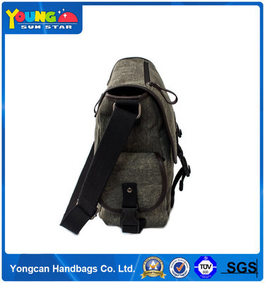 Koren fashion Army green Mens Canvas Laptop Book School Single Strap Messager Shoulder Bag china wholesale